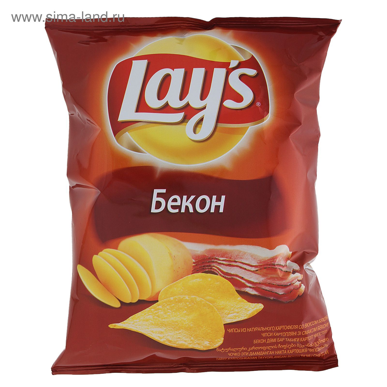 Чипсы Lay`s, бекон, 80 г (1326498) - Купить по цене от 40.06 руб ...