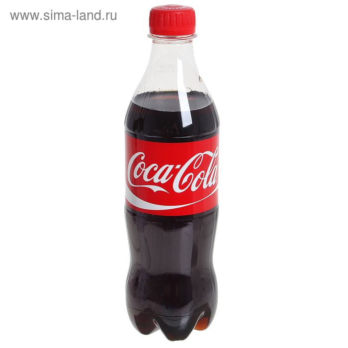 Вода газированная Coca-Cola, ПЭТ, 0,5 л (1298454) - Купить по цене от ...