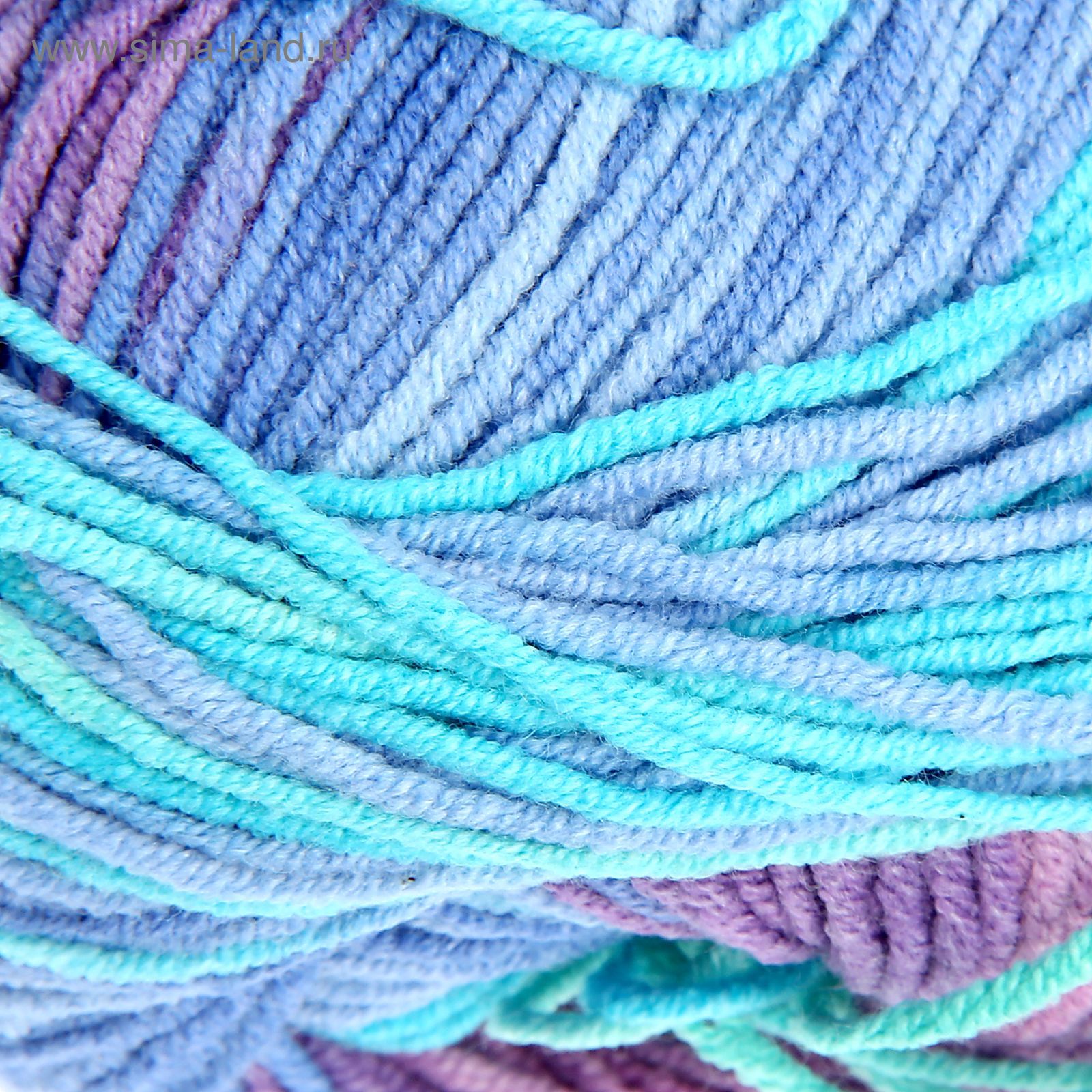 Пряжа "Cotton Gold Batik" 55% хлопок, 45% акрил, 330м/100гр (4531 ...