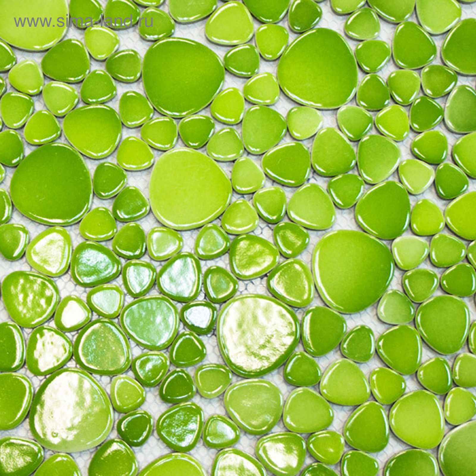 Мозаика керамическая Elada Mosaic SH- JP-59, светло-зелёная, 300х300х6 ...