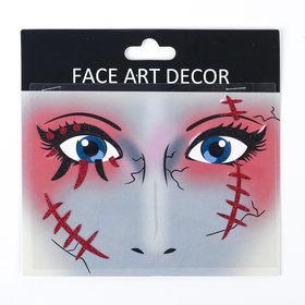 Наклейки на лицо, виды МИКС (1414153) - Купить по цене от 49.50 руб ...