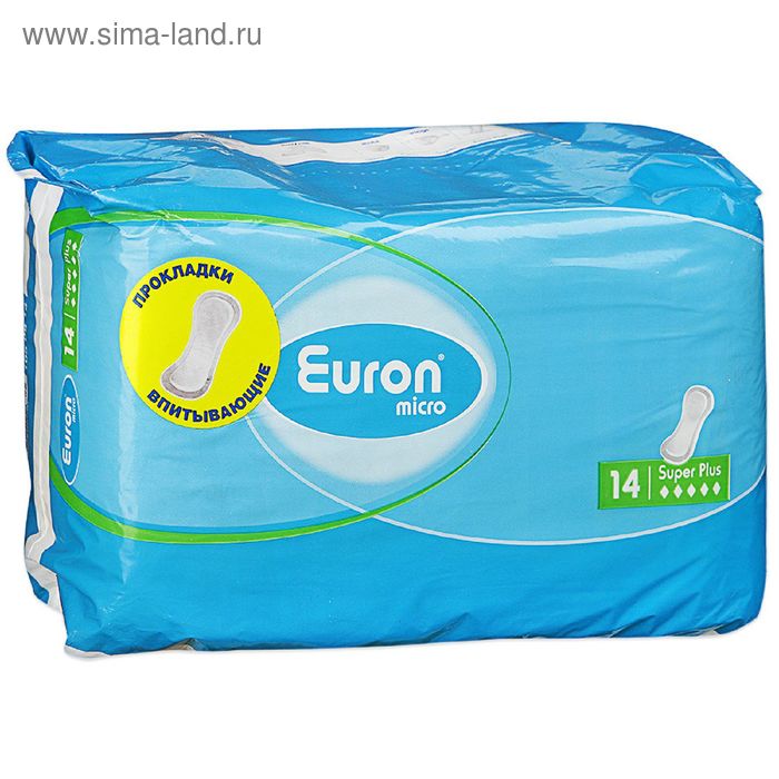 Прокладки Euron Micro Super Plus послеродовые и урологические, 14 шт ...