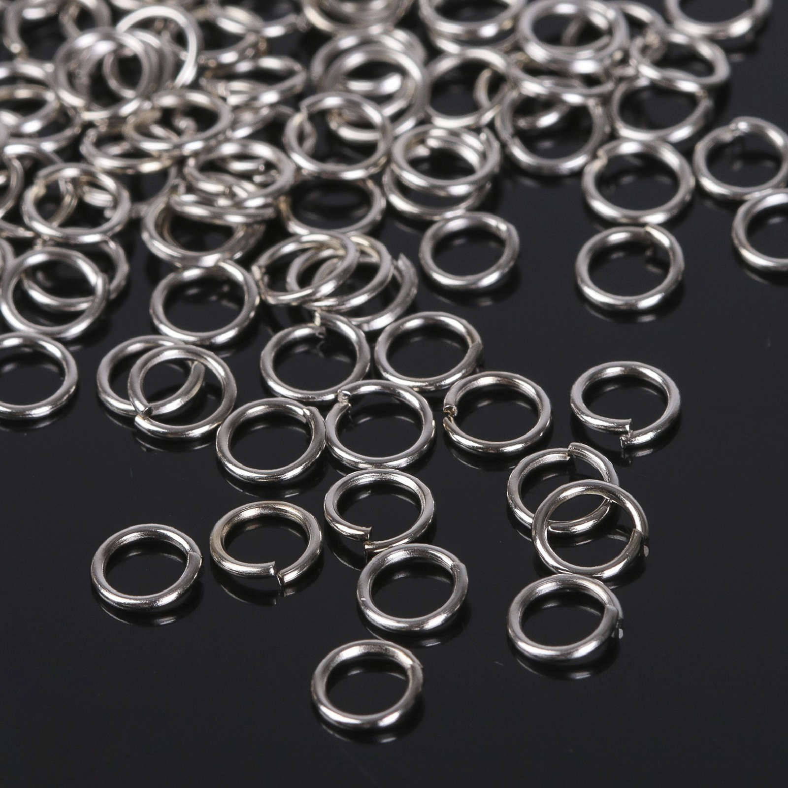 Кольцо соединительное 0,6х5мм (набор 50 гр, ±950шт) СМ-973, цвет ...