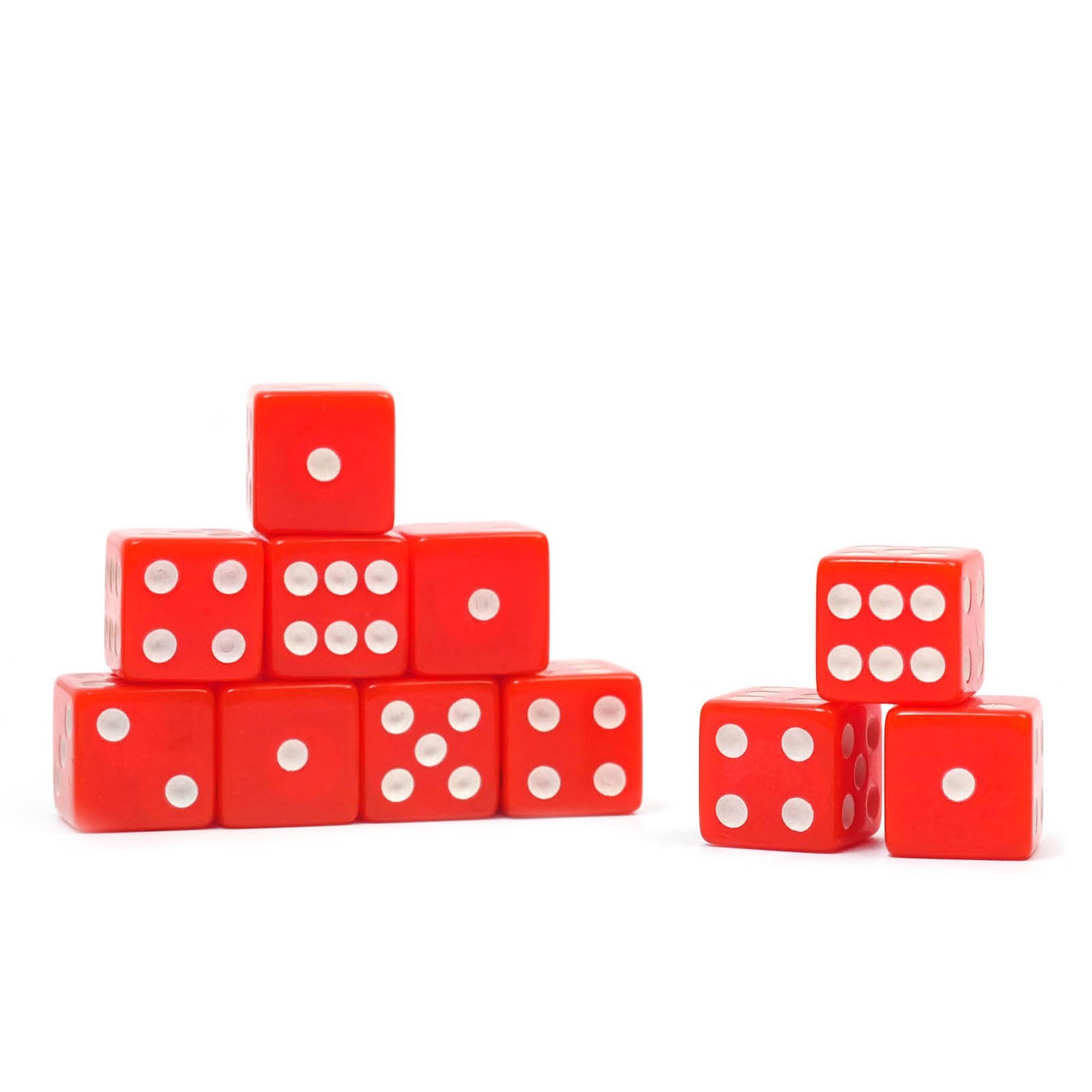Кости игральные, кубики для настольных игр 1.6 х 1.6 см, фасовка 100 шт ...