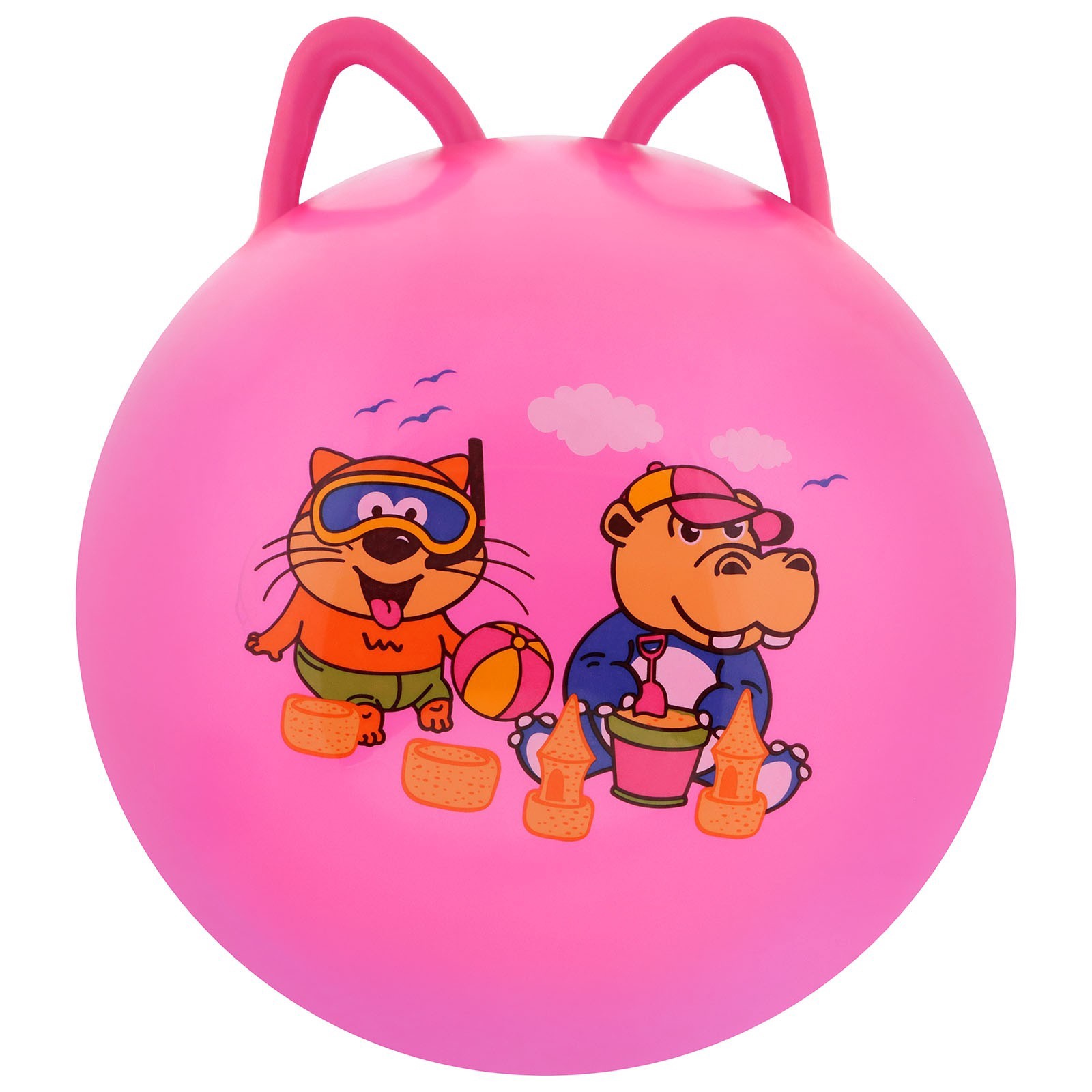 Мяч - прыгун с ушками ZABIAKA, d=45 см, МИКС (1531107) - Купить по цене ...