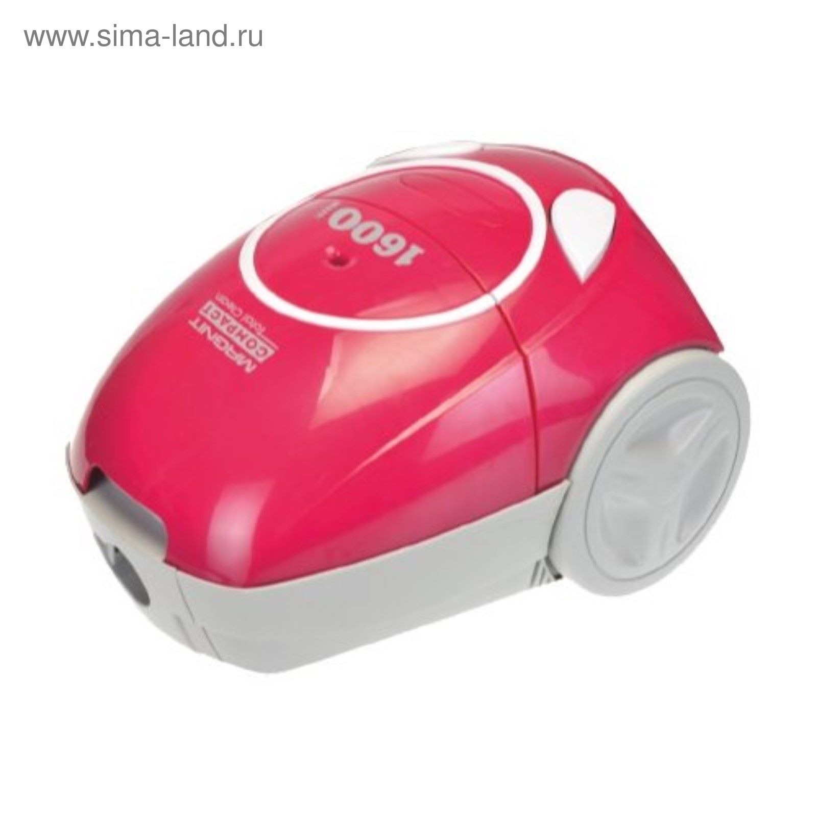 Пылесос Magnit RMV-1965, 1600/250 Вт, 2 л, розовый (2498704) - Купить ...
