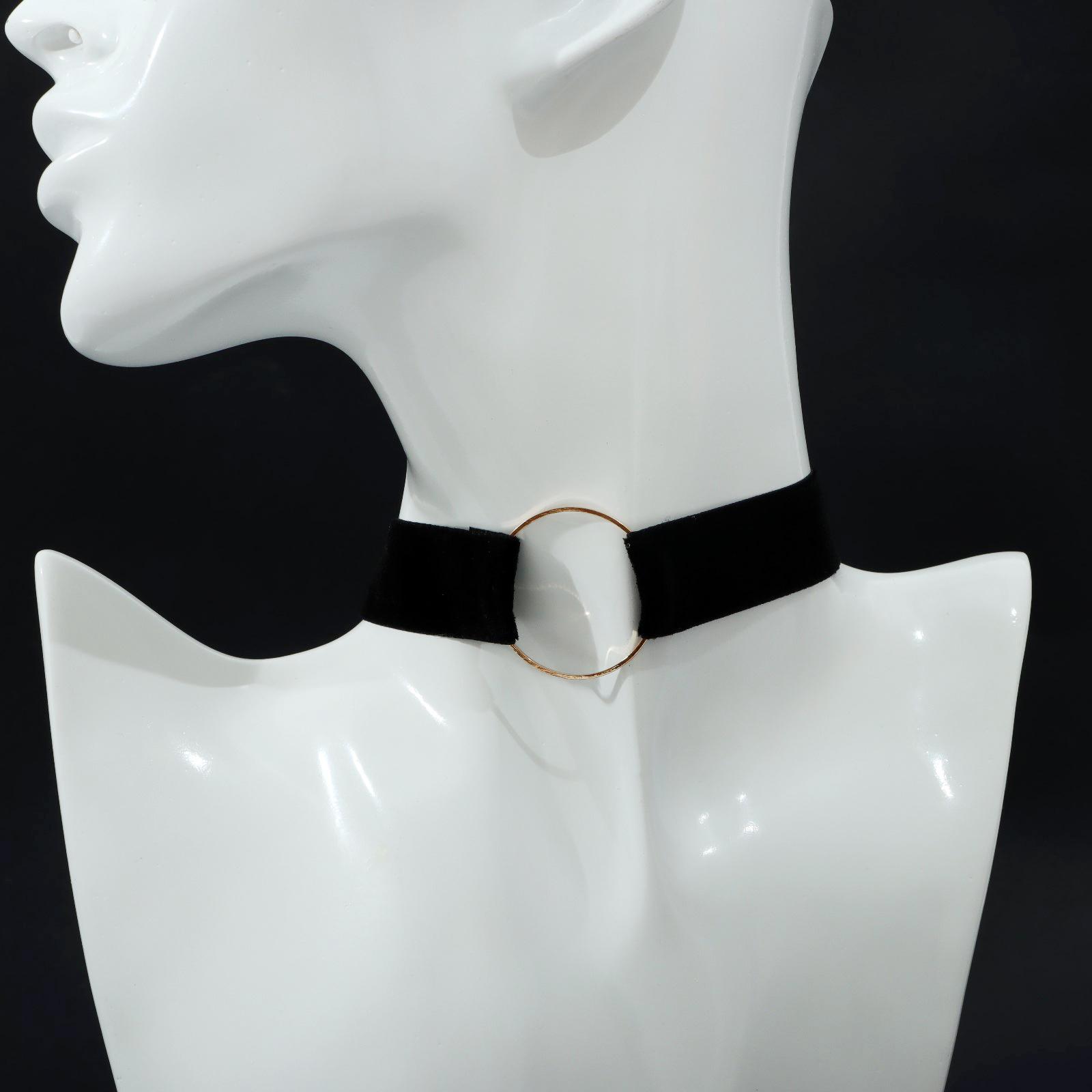 Чокер "Модерн" круг, цвет чёрно-золотой, L=30 см (2240193) - Купить по ...