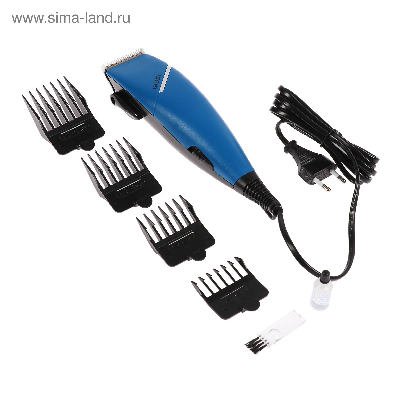 Машинка для стрижки Galaxy LINE GL 4102, 15 Вт, 220 В, 4 насадки ...