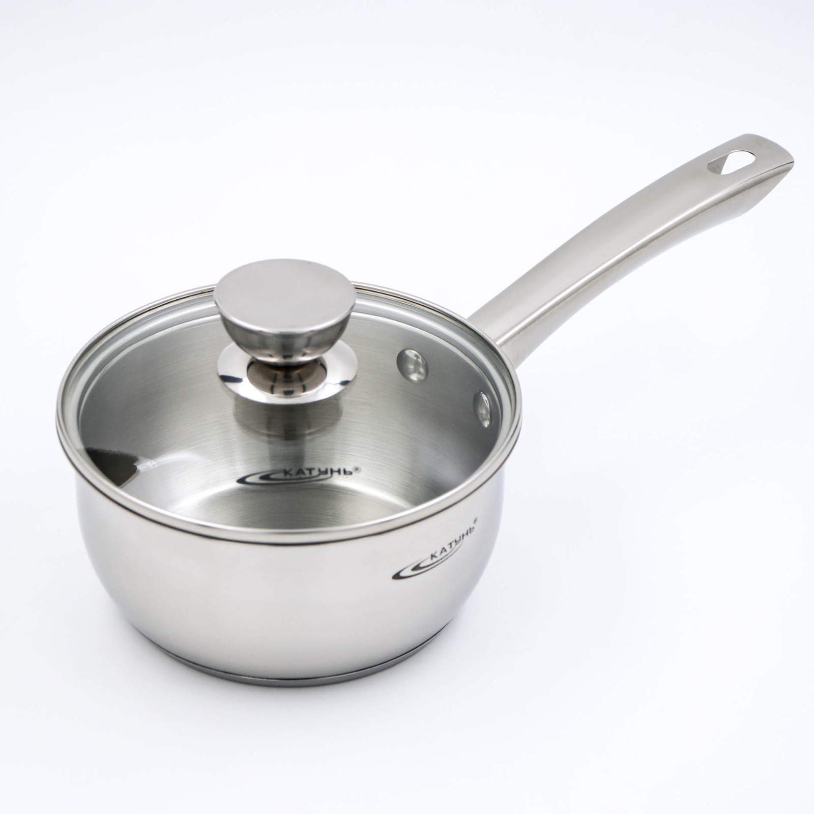 Ковш «Антея», 1,5 л, d=16 см, капсульное дно, стеклянная крышка ...