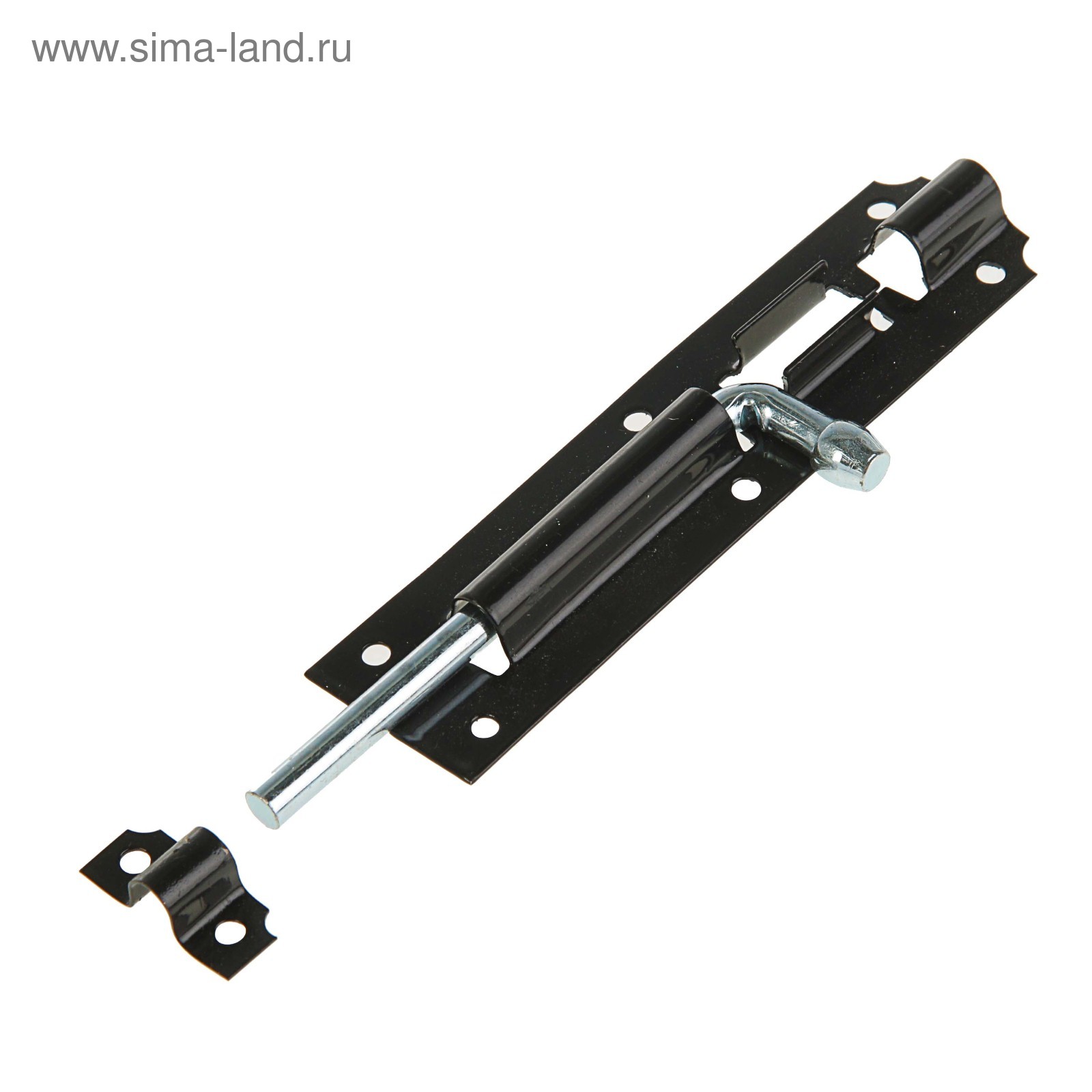 Задвижка дверная ЗД 006, 125 мм, черная (2584202) - Купить по цене от ...