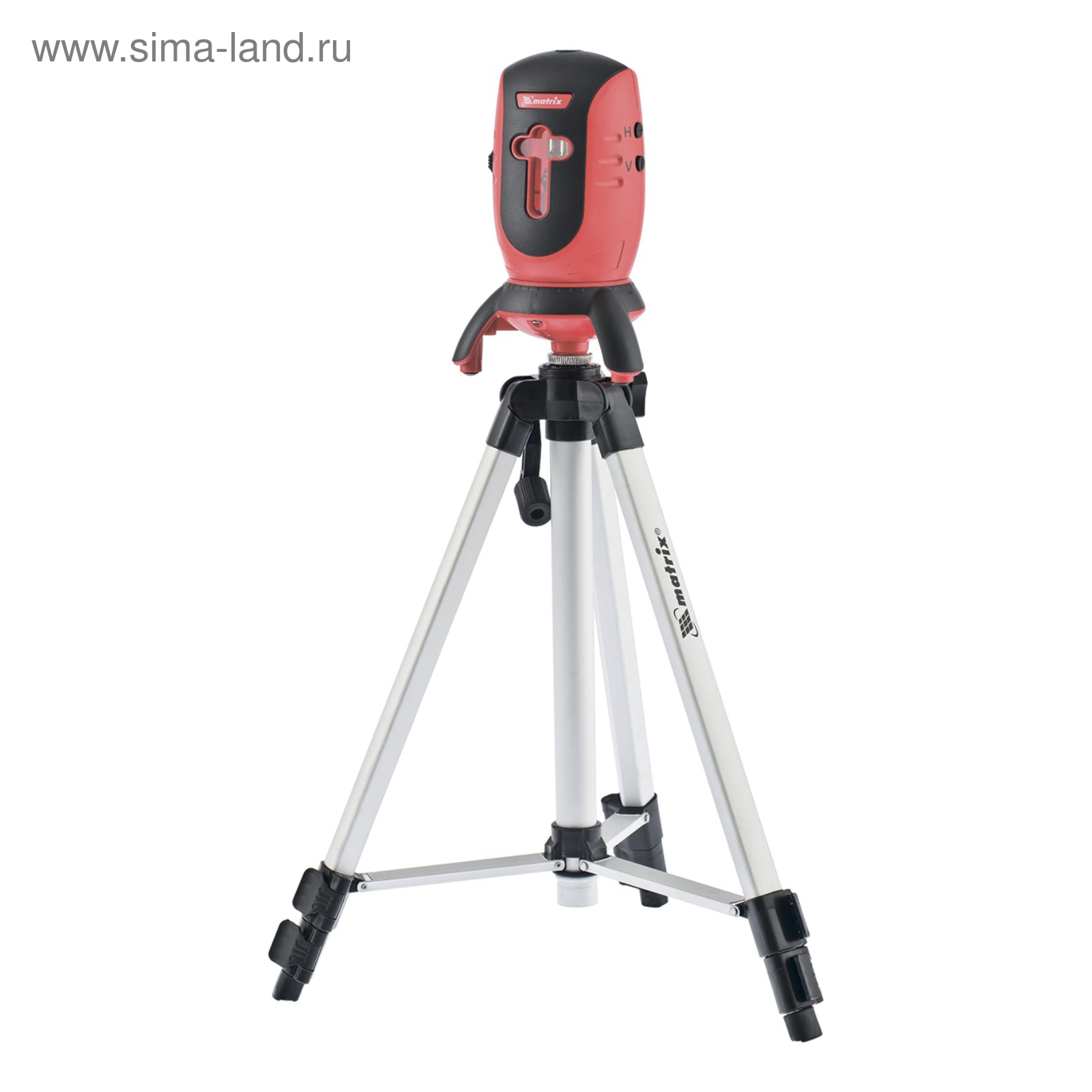 Лазерный уровень MATRIX ML01T, 10 м, ±0,5 мм/1 м, 650 нм, 5/8", штатив ...