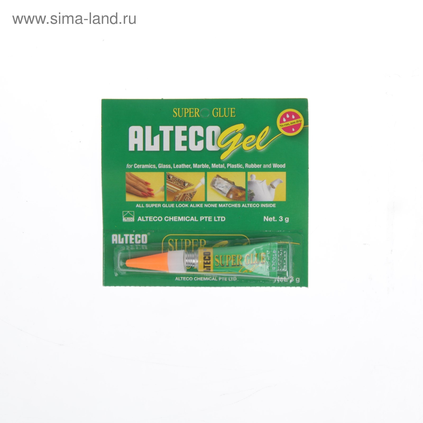 Клей супер-гель Alteco, 3 г (2954793) - Купить по цене от 57.00 руб ...