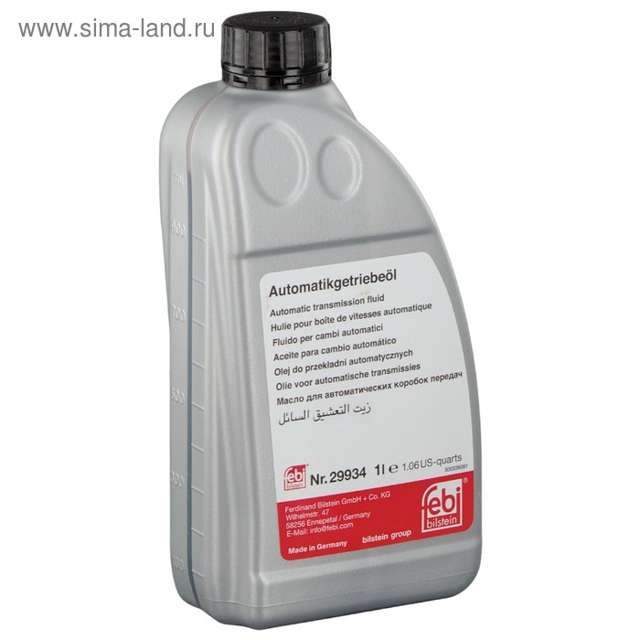Масло трансмиссионное минеральное ATF 1л Febi 29934 (3160252) - Купить ...