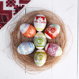 Пасхальная термоусадочная плёнка "Кружево" на 7 яиц (3335548) - Купить ...