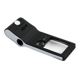 Лупа Kromatech карманная 3/10/55x, с микроскопом и подсветкой (6 LED), черная (3392930) - Купить ...