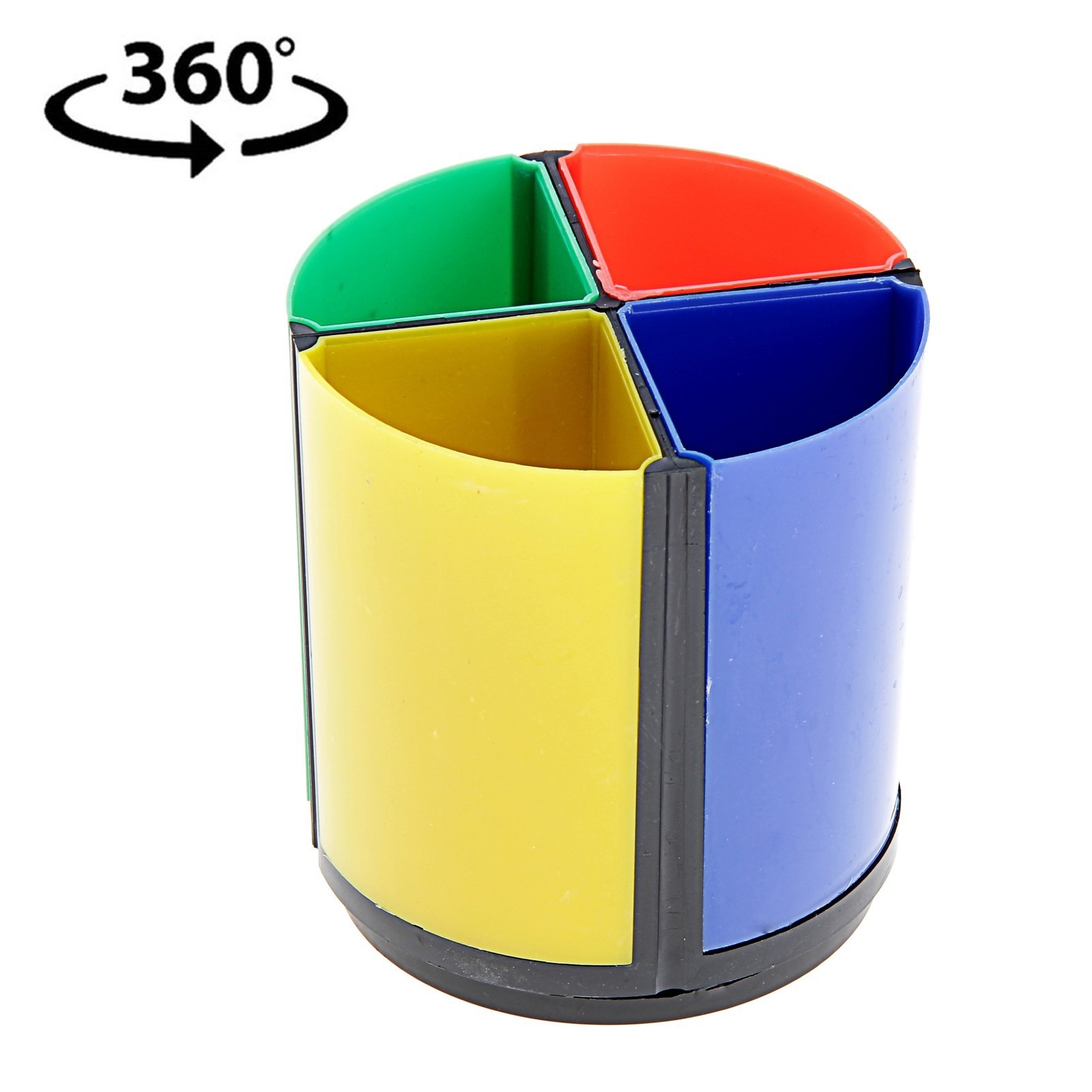 Подставка-органайзер для канцелярии Дольки вращающийся МИК (126299 ...