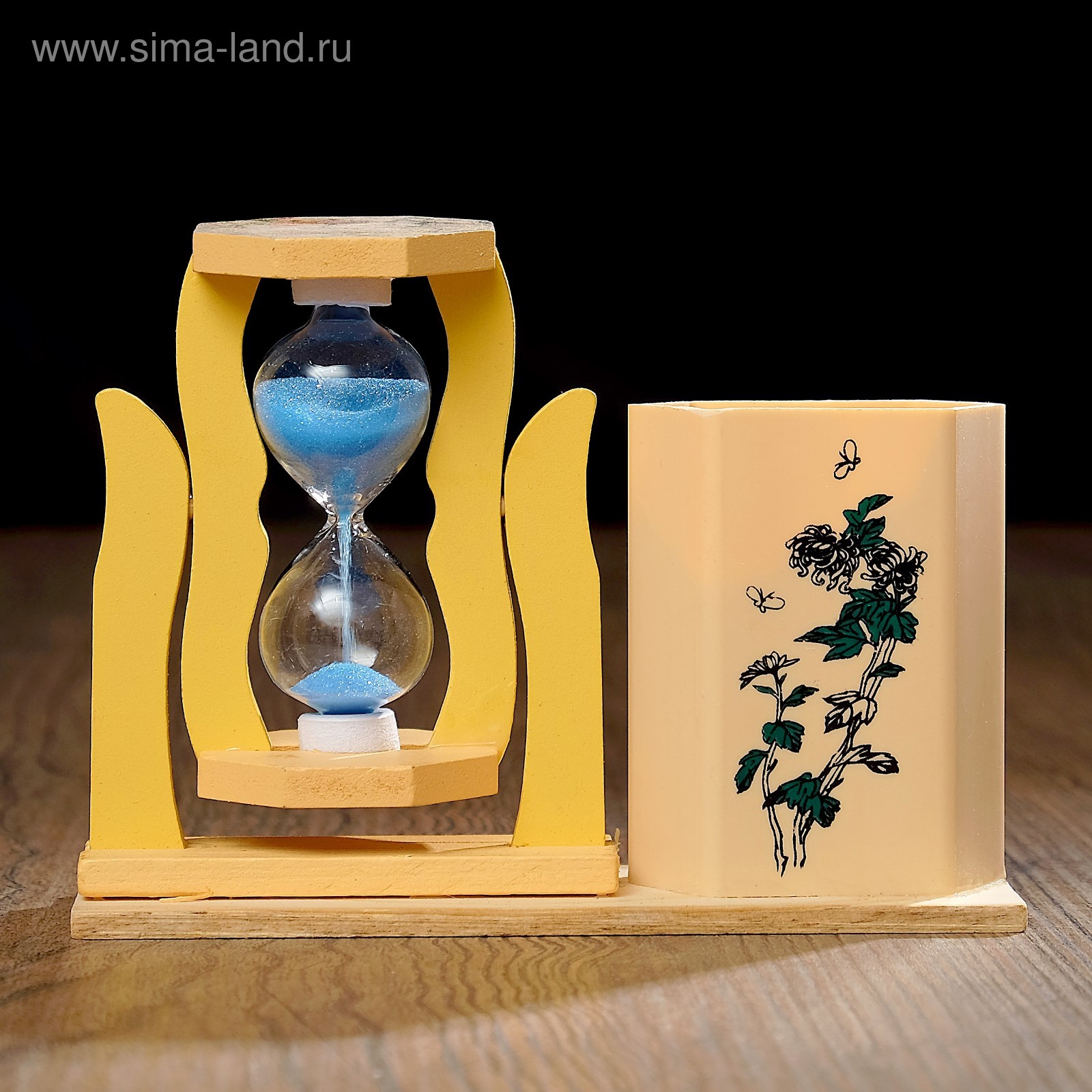 Песочные часы "Япония", сувенирные, с карандашницей, 5 х 13.5 х 10 см ...