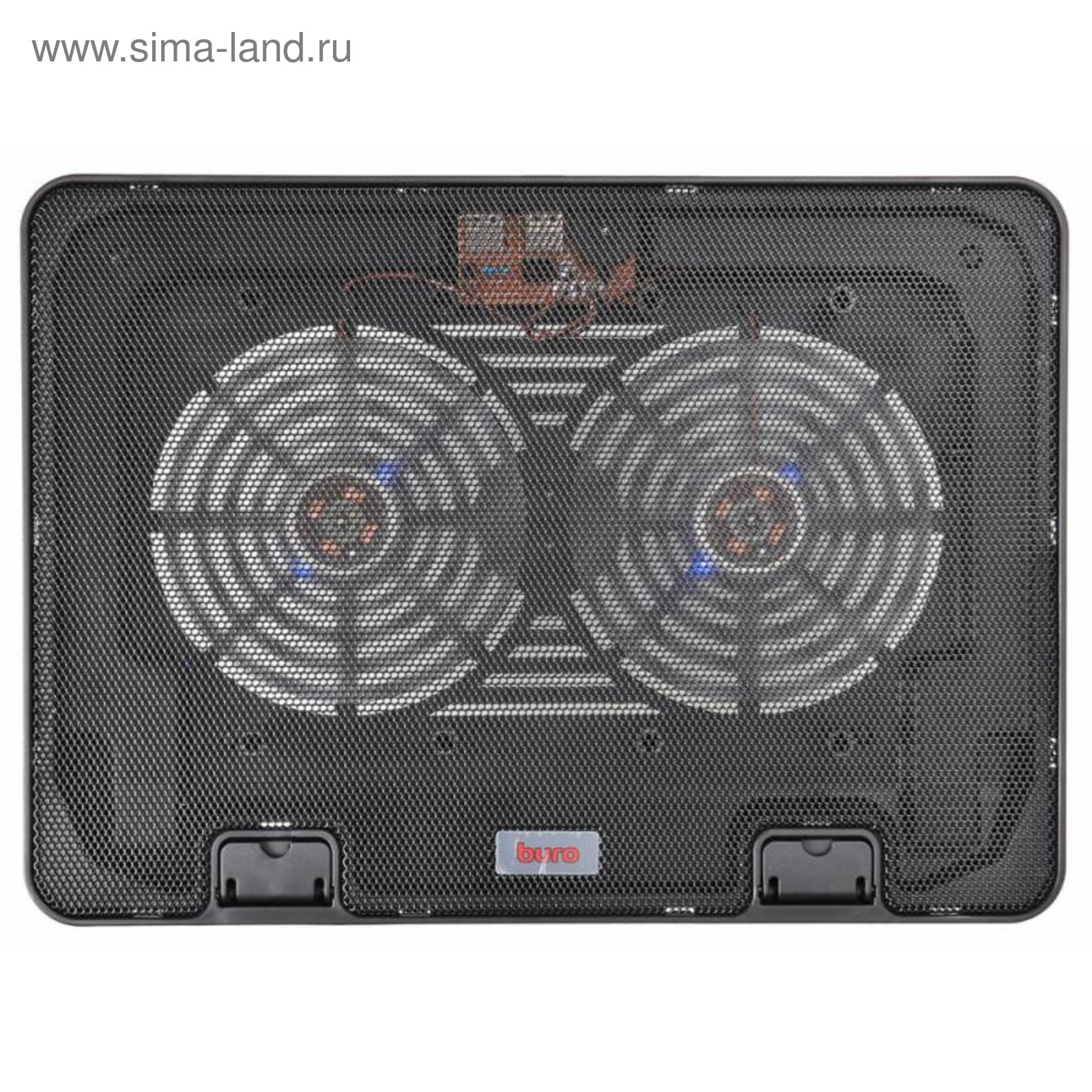 Подставка для ноутбука Buro BU-LCP156-B214H 15.6" 2xUSB 2x 140ммFAN ...