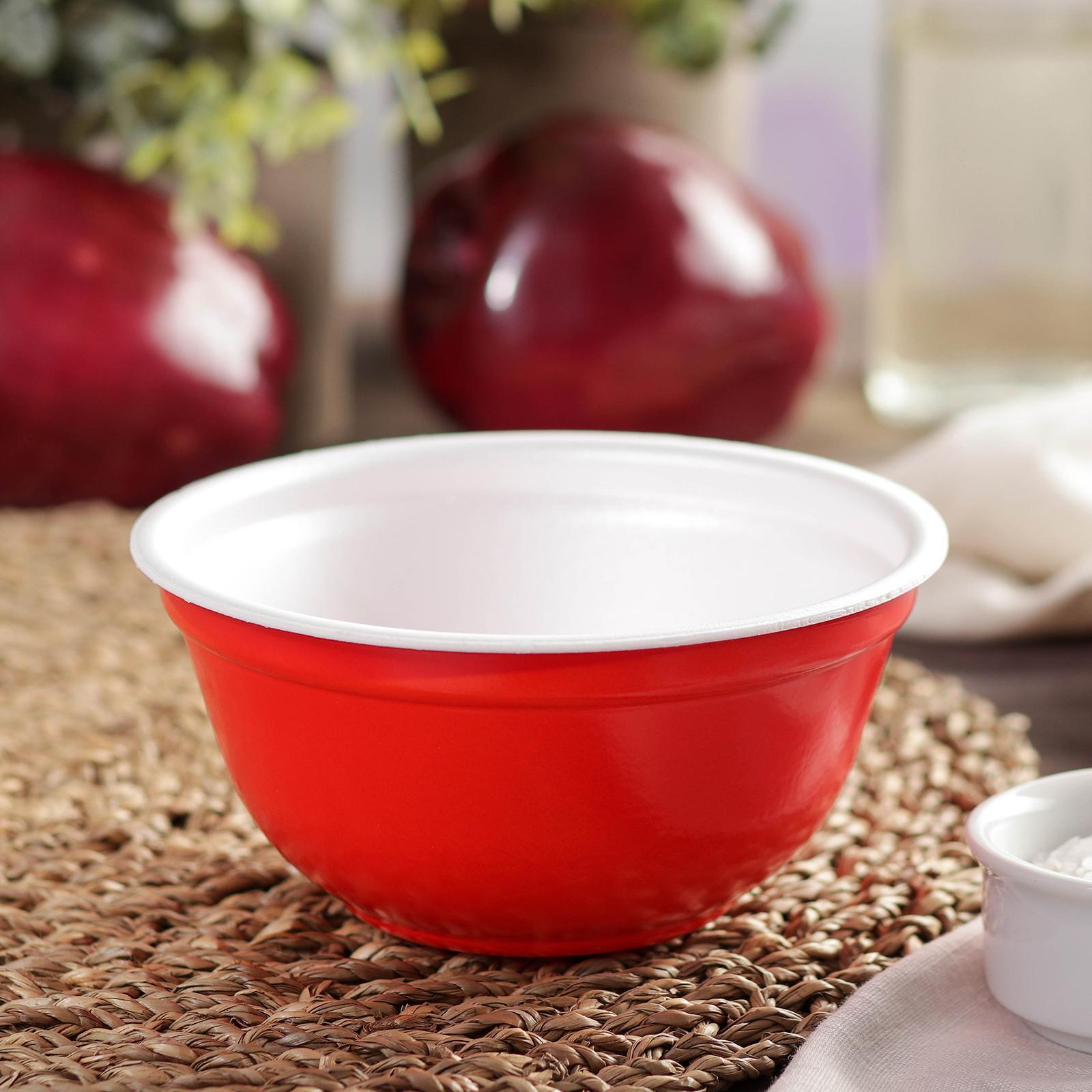 Контейнер одноразовый, 500 мл, суповой, цвет красный (3892047) - Купить ...