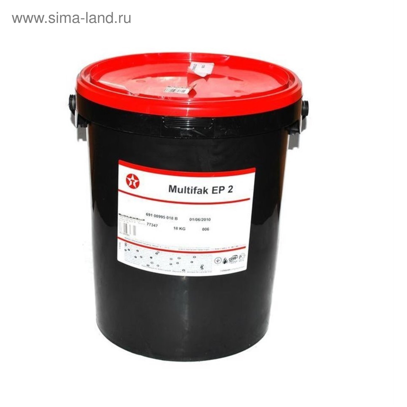 Смазка универсальная, TEXACO Multifak EP 2, 18 кг (3981274) - Купить по ...