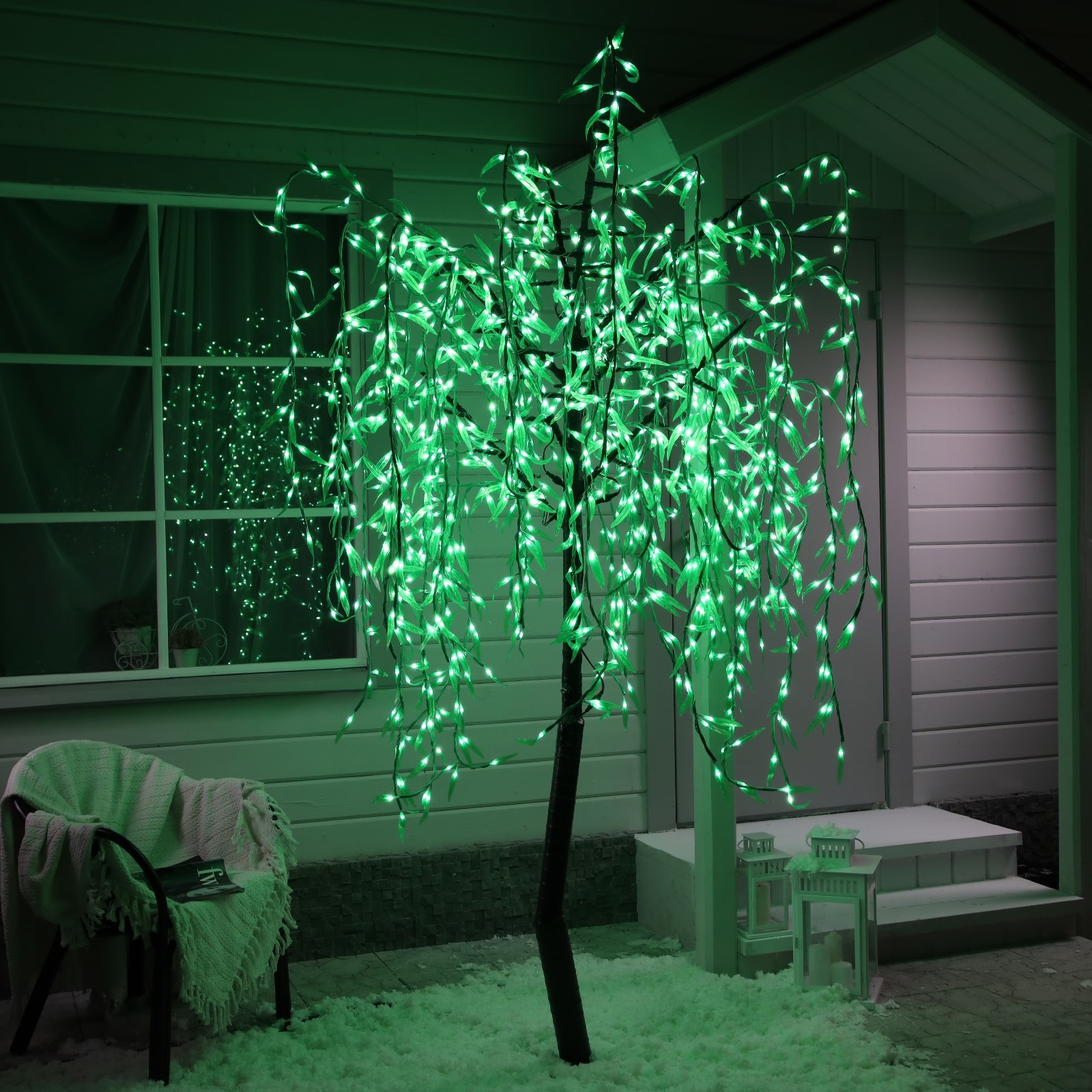 Светодиодное дерево «Плакучая ива» 2 м, 1152 LED, постоянное свечение ...