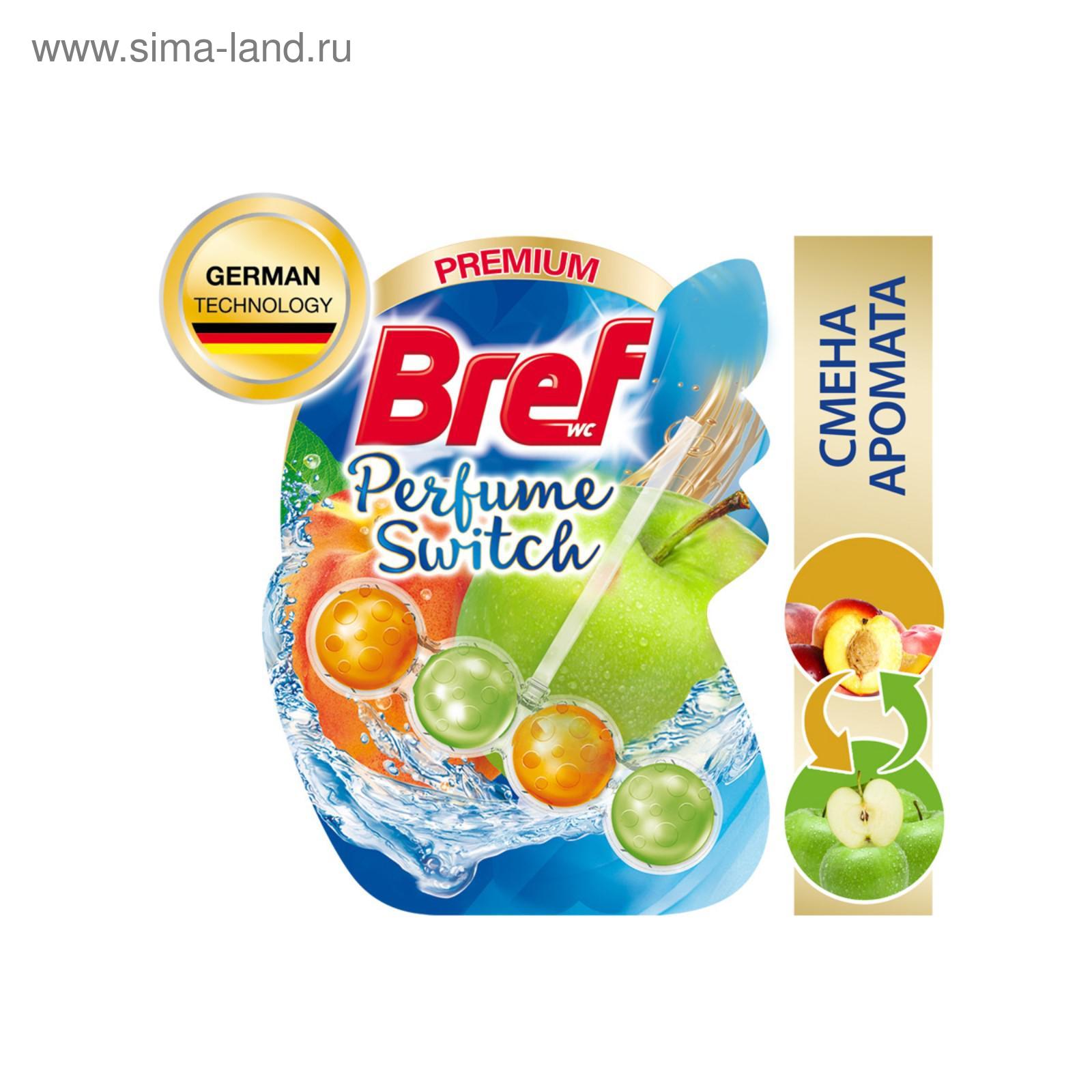 Блок для чистки и свежести унитаза Bref Perfume Switch «Персик и яблоко ...