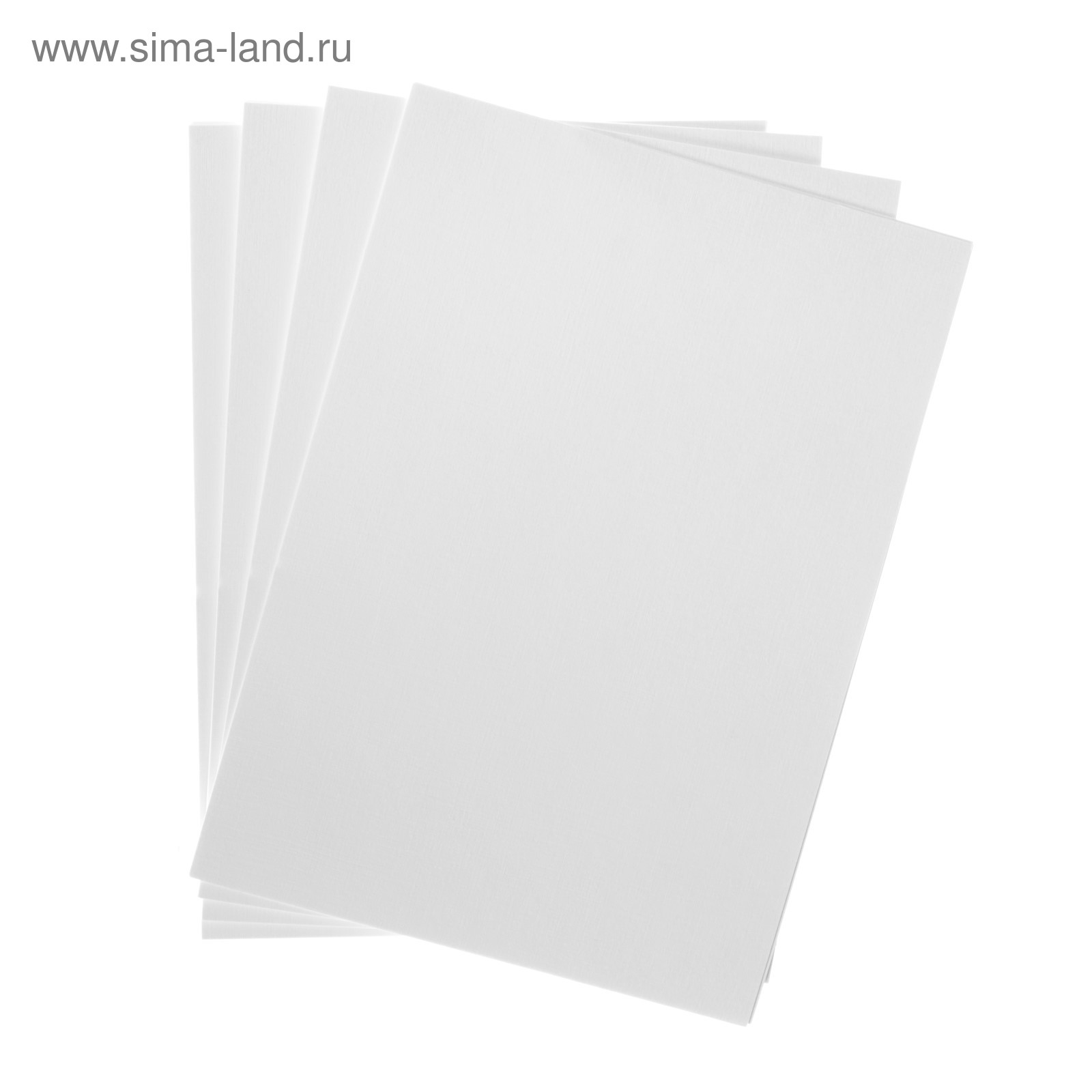 Бумага для рисования А4, 50 листов, тиснение "лён", 200 г/м² (Т53007 ...