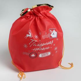 Мешок подарочный «Полярная почта», 28 × 28 см +/- 1.5 см (4309264 ...