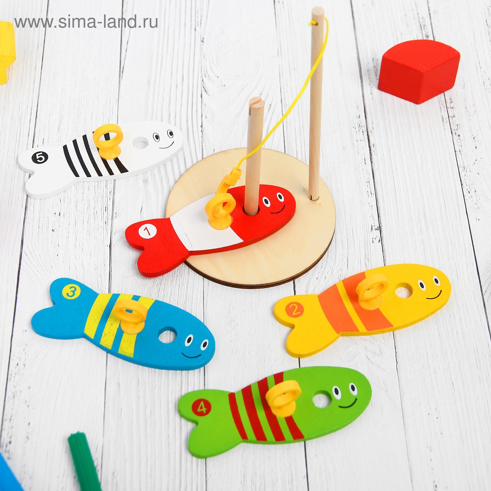 Деревянная игрушка "Рыбалка" (4583233) - Купить по цене от 309.00 руб ...
