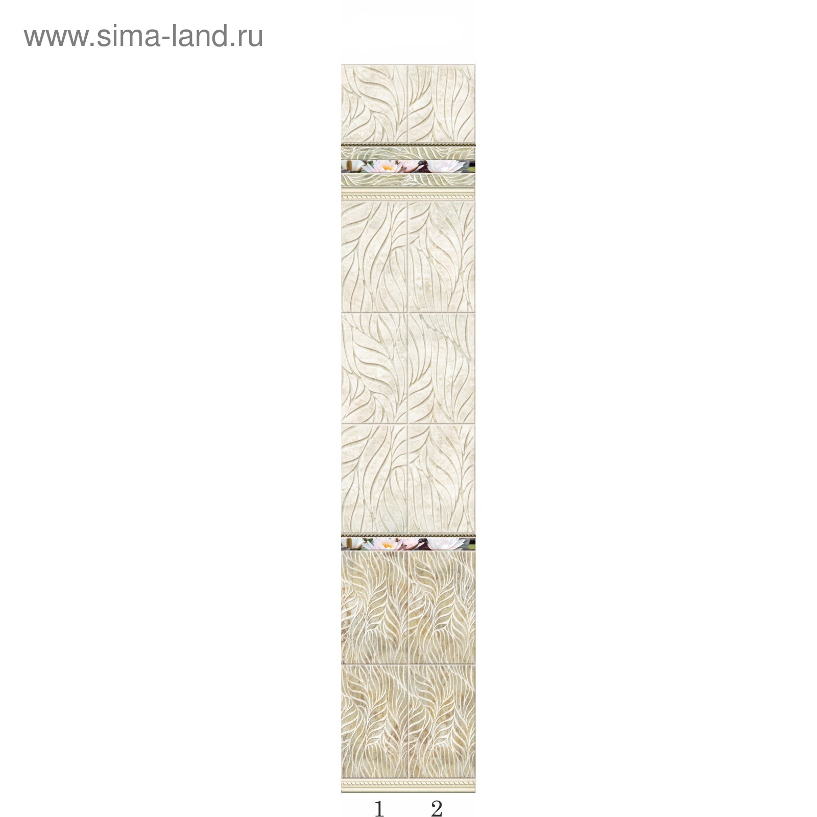 Панели ПВХ PANDA "Лотос" . 05120 2700х250х8мм (4589589) - Купить по ...