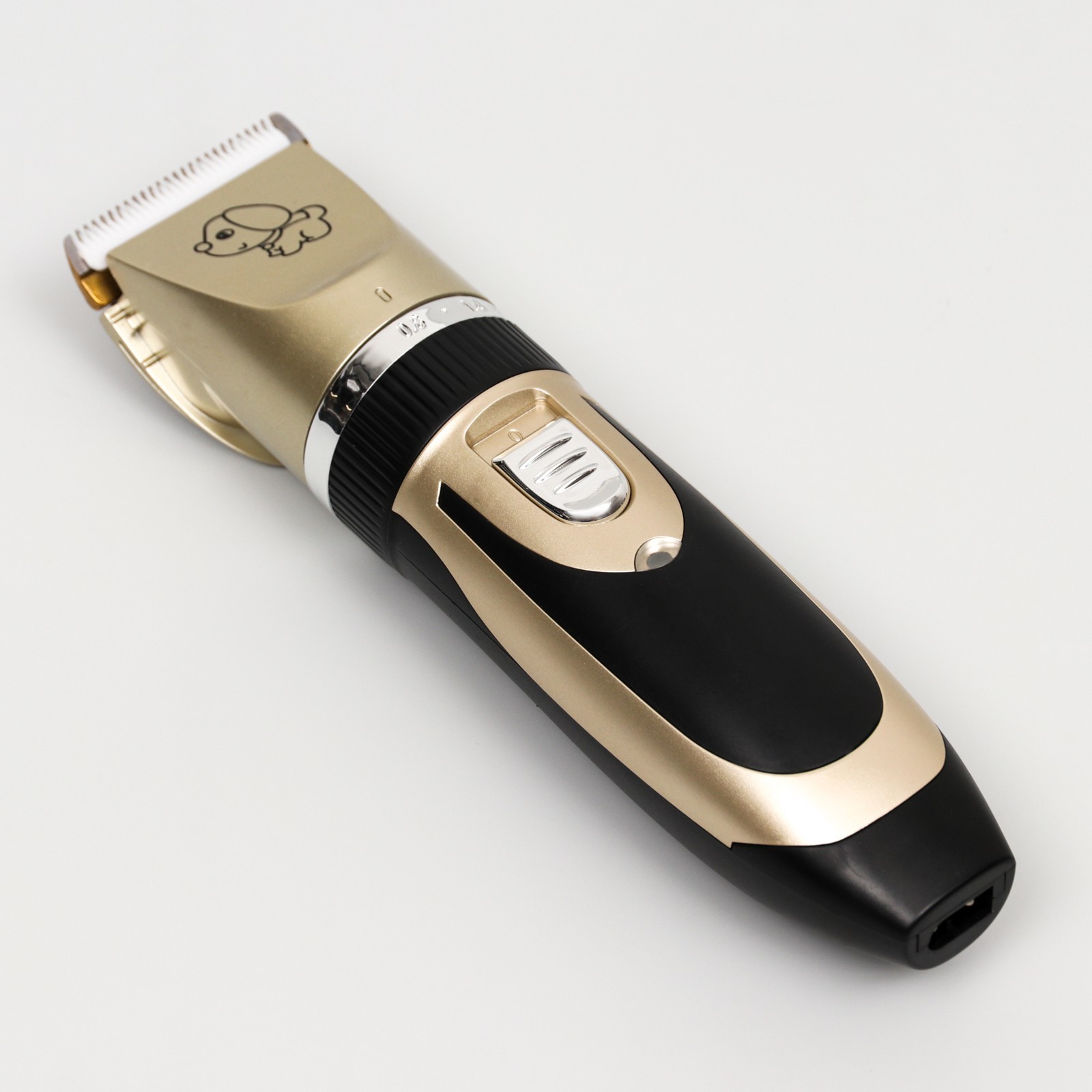 Машинка для стрижки аккумуляторная бесшумная, регулировка ножа, USB ...