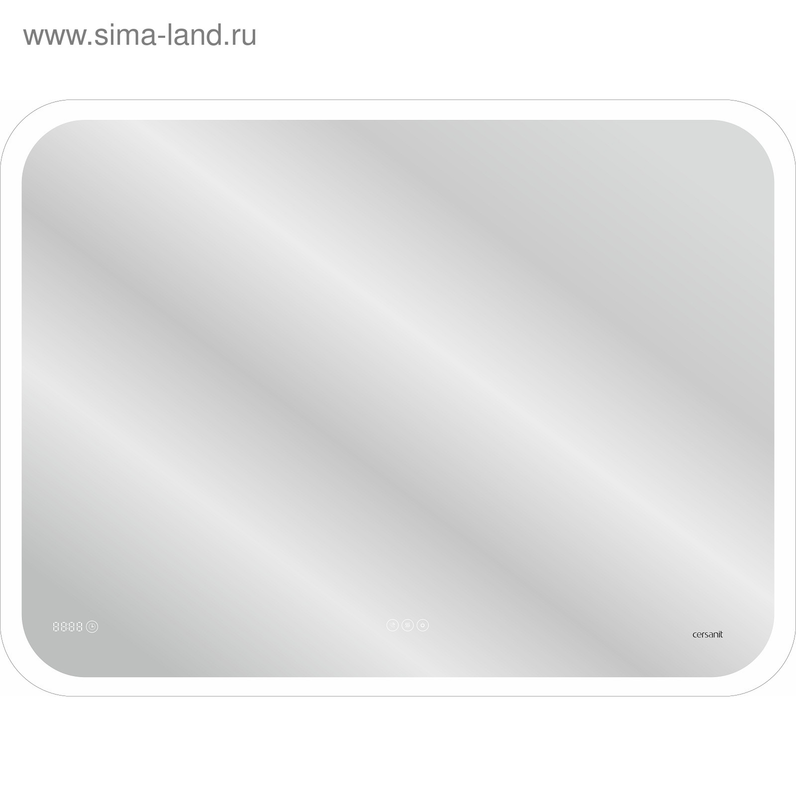 Зеркало Cersanit LED 070 Design Pro, 80×60 см, с сенсором, с ...