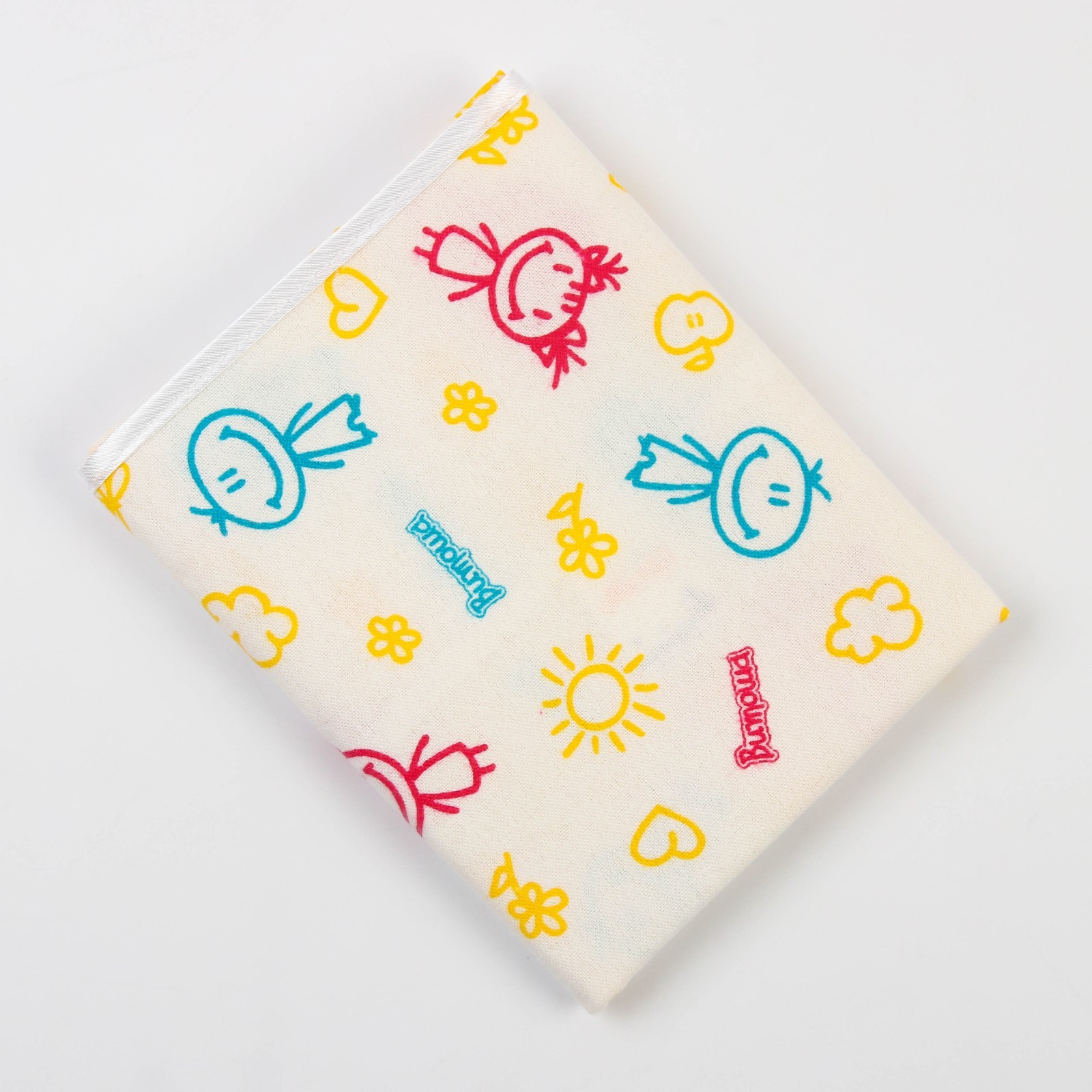 Клеенка подкладная 48х68 см., Ткань/ПВХ, с окантовкой, с рисунком ...