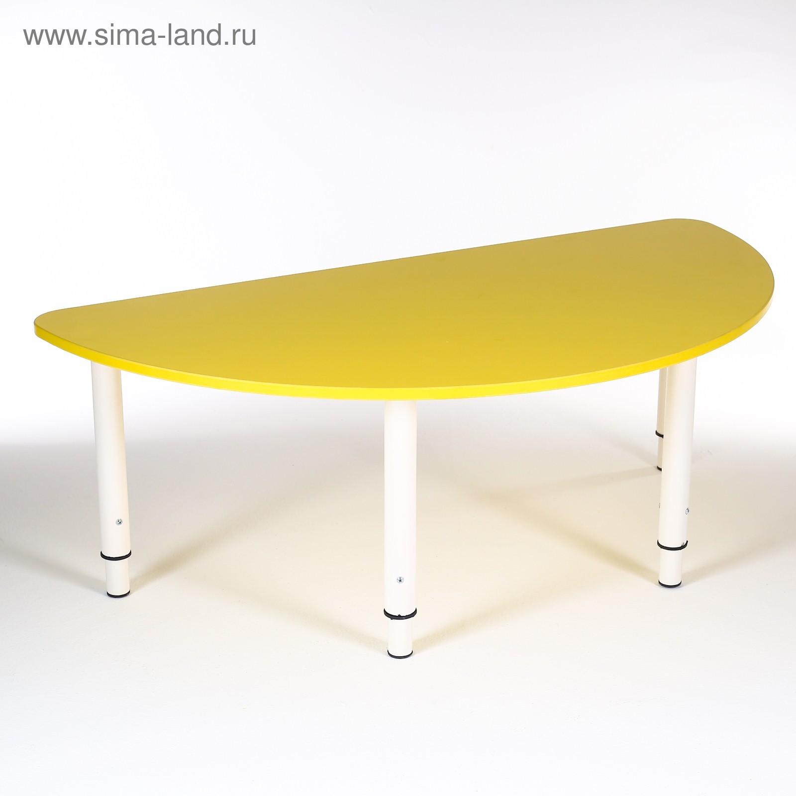 Стол Полукруг растущий гр.0-3 на металлокаркасе, Желтый (4719376 ...