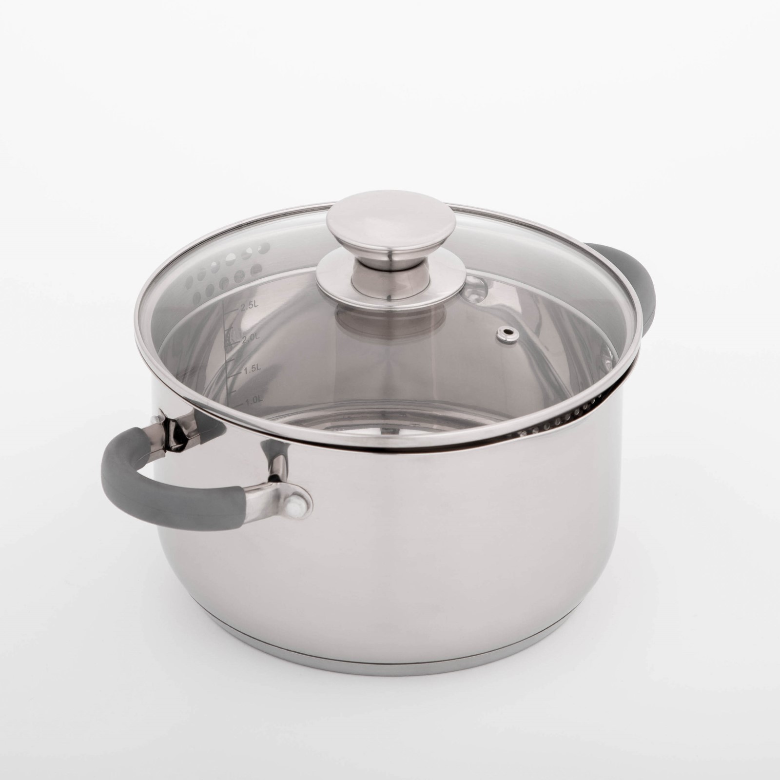 Кастрюля из нержавеющей стали Magistro Tefida, 3,5 л, AISI - 201 ...