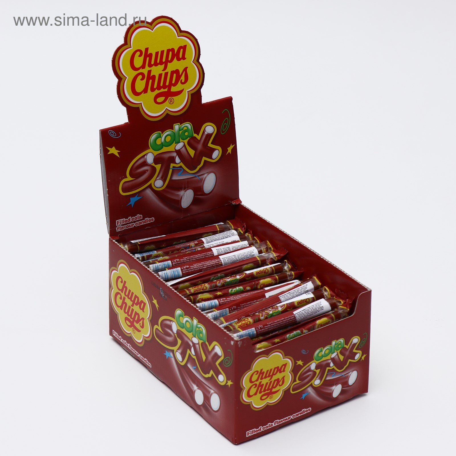 Конфеты жевательные Chupa Chups cola stix, 10 г (4840597) - Купить по ...