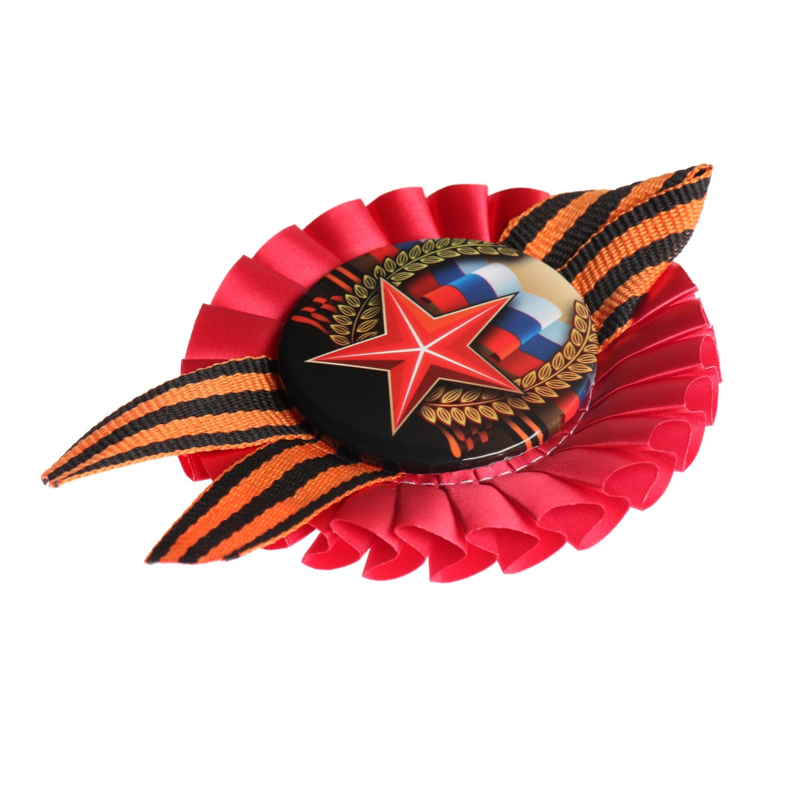 Значок на подложке с лентой и юбкой "Россия" орден (4937758) - Купить ...