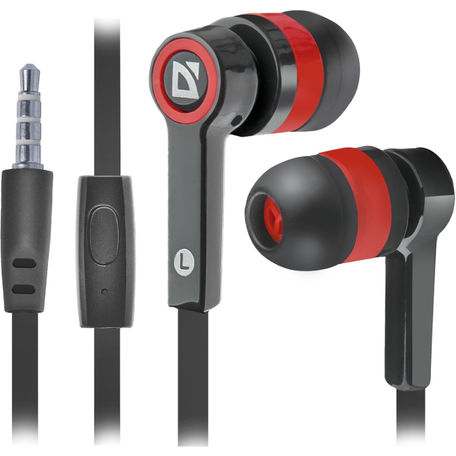 Наушники Defender Pulse 420, вакуумные, микрофон, 105дБ, 32 Ом, 3.5 мм ...