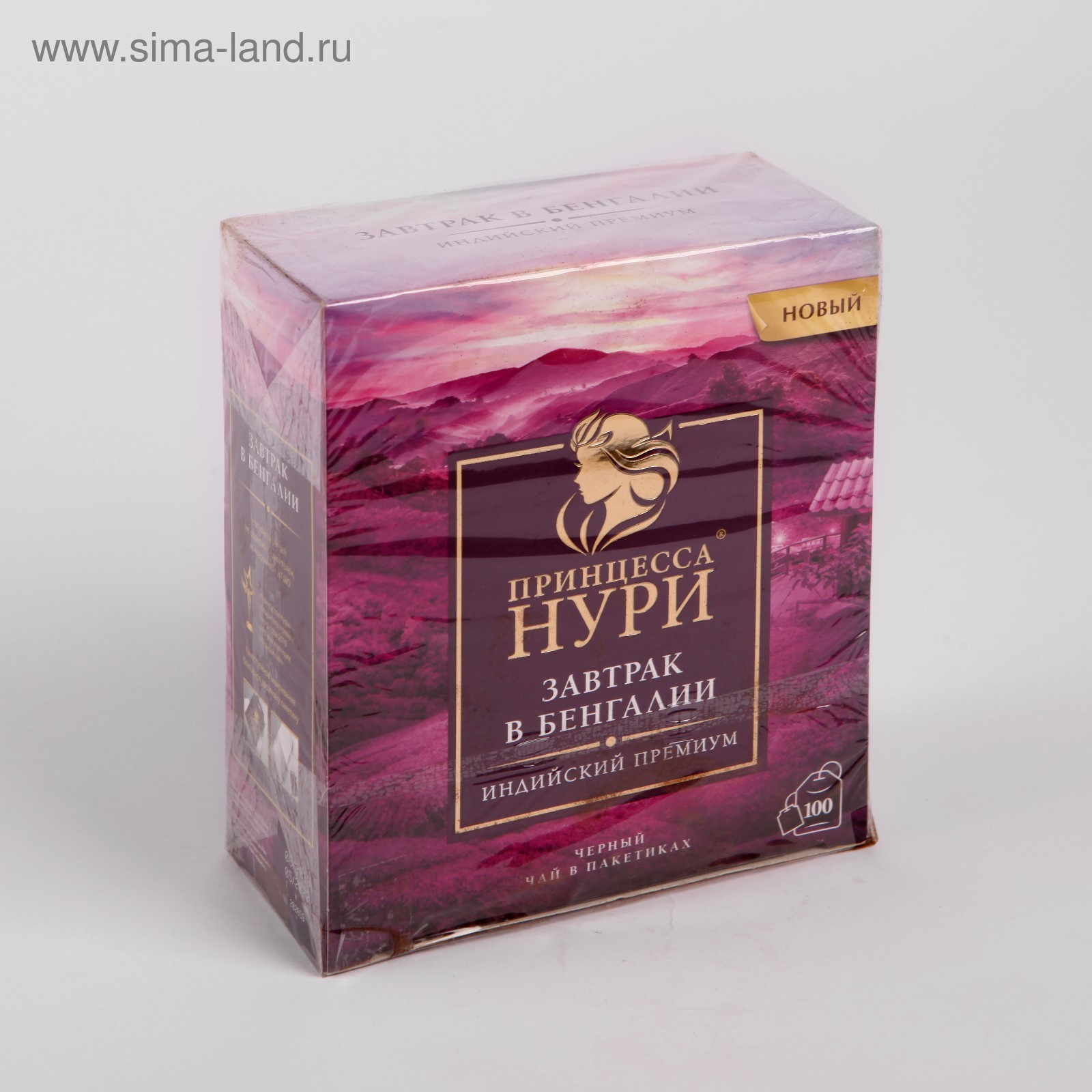 Чай черный Принцесса Нури Завтрак в Бенгалии 100п 2г 8102385 Купить