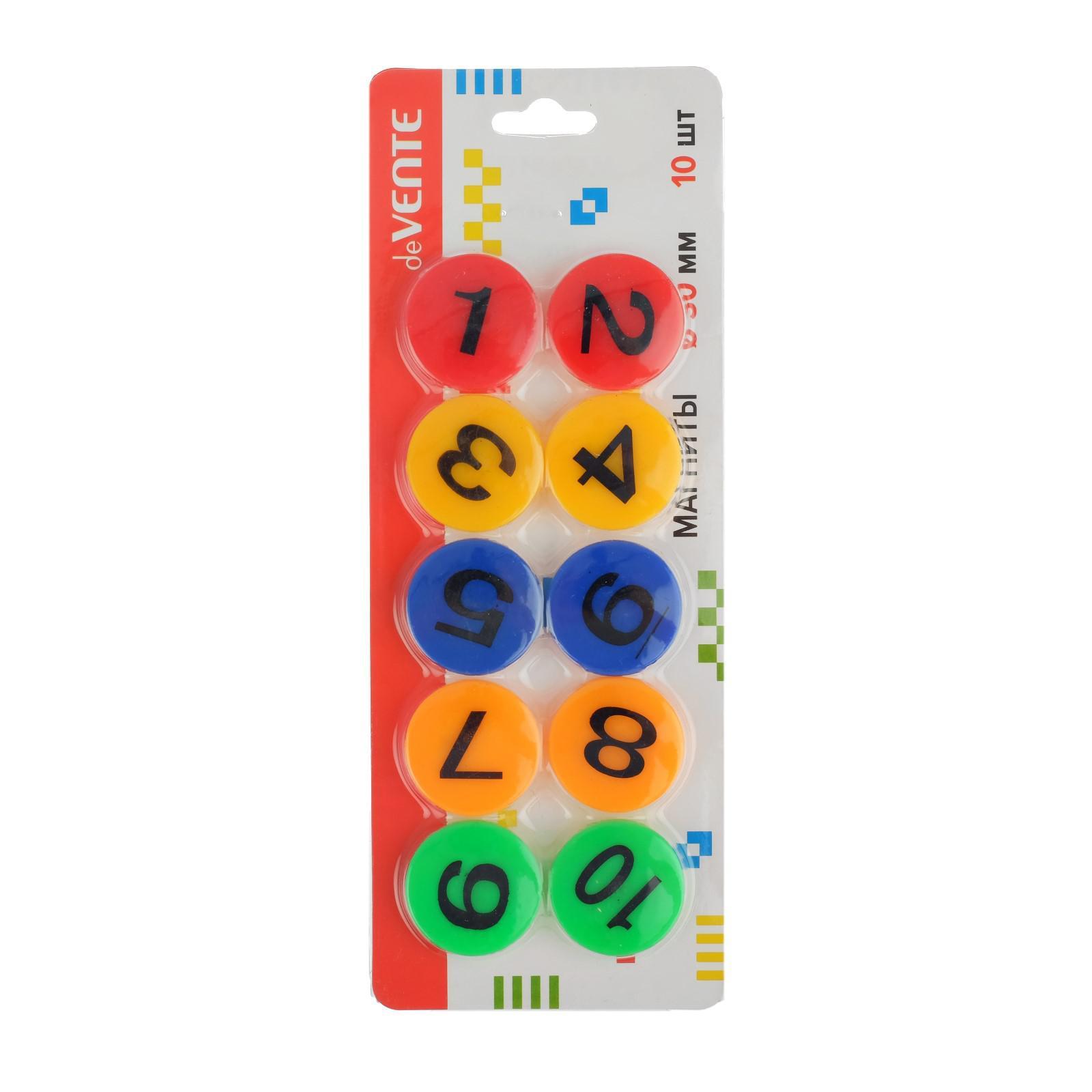 Магниты для досок с дизайном 30 мм, 10 штук, deVENTE Balls, в картонном ...