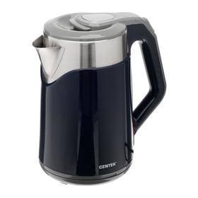 УЦЕНКА Чайник электрический Centek CT-0023 Blue, пластик, колба металл, 2 л, 2000 Вт, синий ...