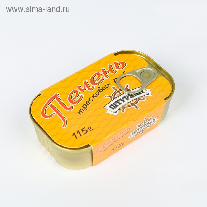Печень трески ШТУРВАЛ 115-120г ж/б ключ (8010851) - Купить по цене от ...