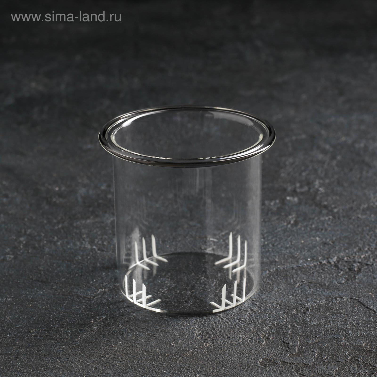 Сито стеклянное для чайника Доляна «Валенсия», 400 мл, 6,3×5,5 см ...