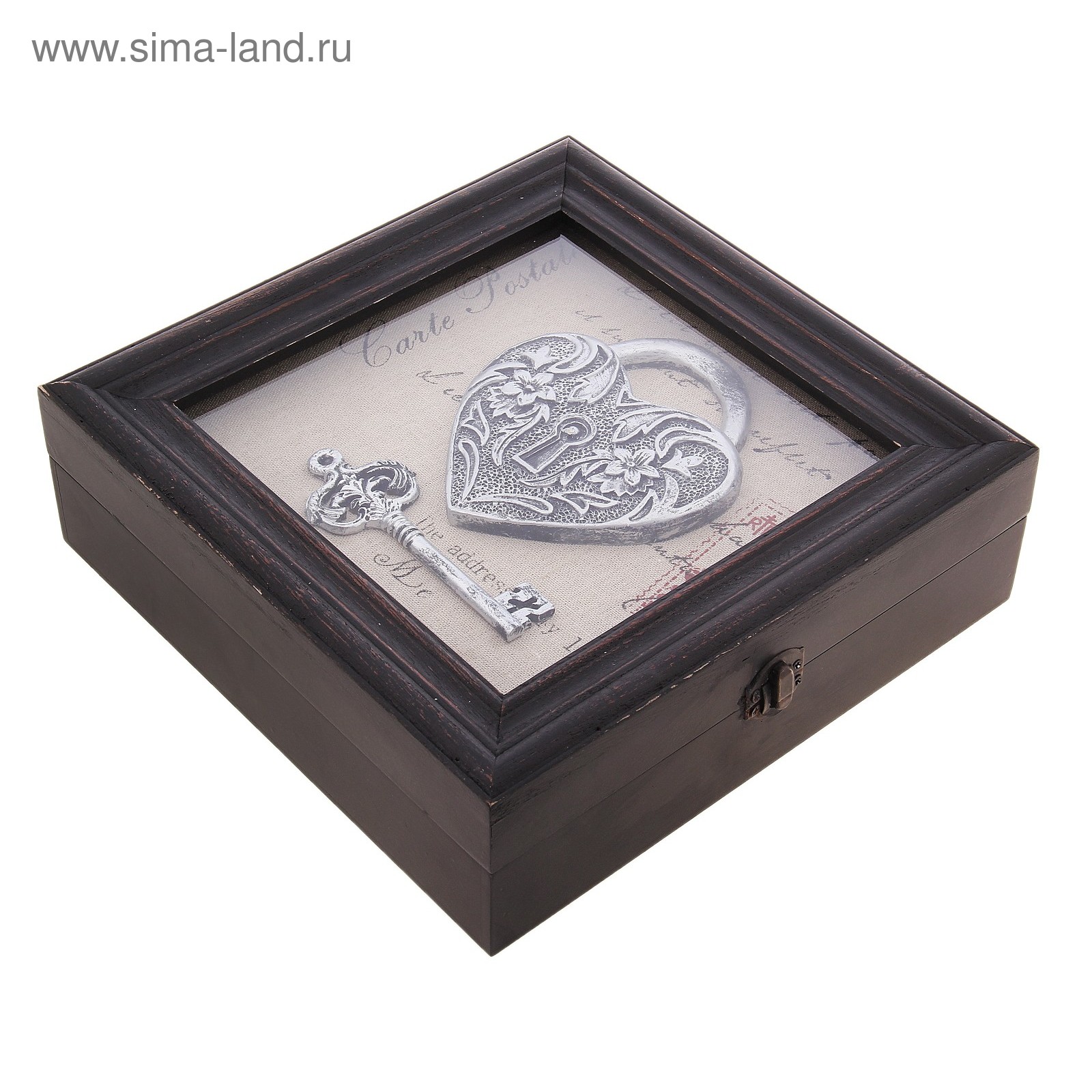 Шкатулка "Ключ к сердцу" 25х25х7 см (680448) - Купить по цене от 748.00 ...