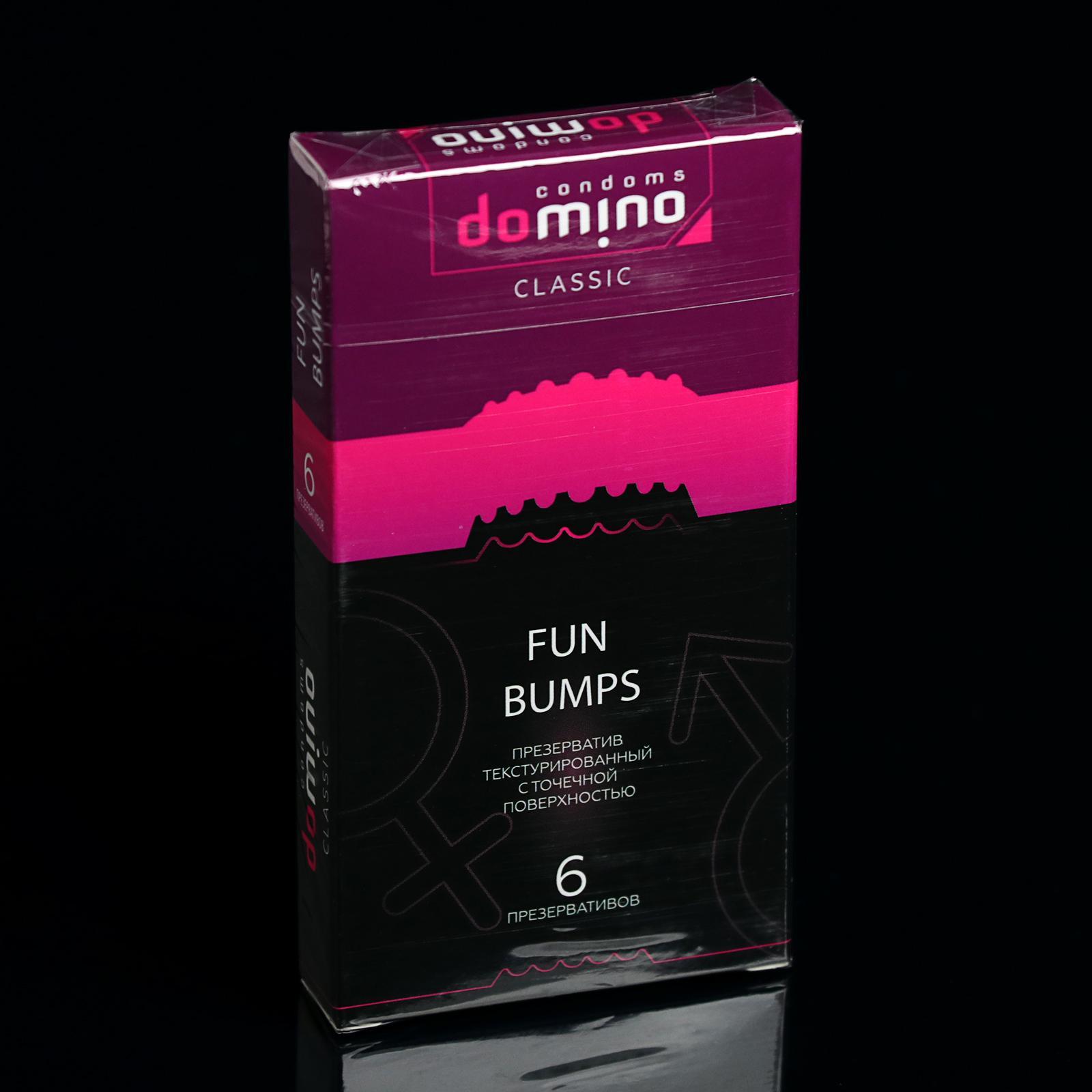 Презервативы Domino Classic Fun Bumps 6 шт 6344040 Купить по цене
