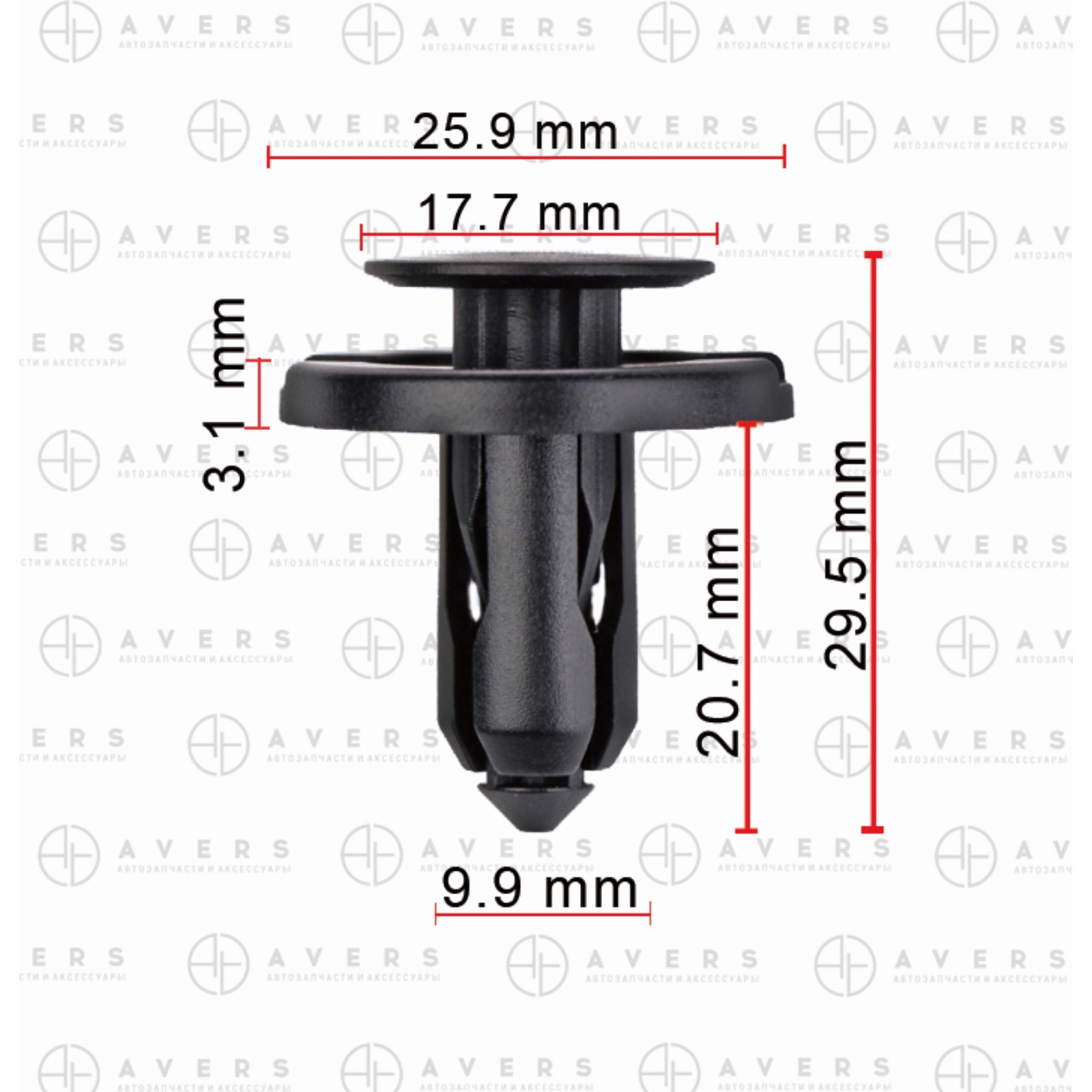 Клипса Toyota 9046710210 (9046710210) - Купить по цене от 38.60 руб ...