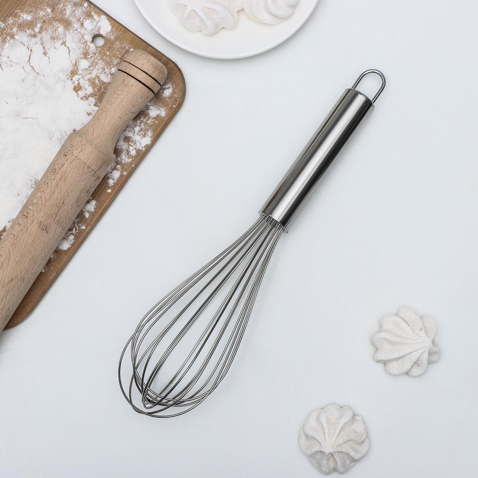 Венчик для взбивания KONFINETTA «Сильвер», струна 1,3 мм, 30×8×8 см ...