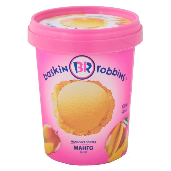 Мороженое Baskin robbins «Манго десерт», 500 мл (6937240) - Купить по ...