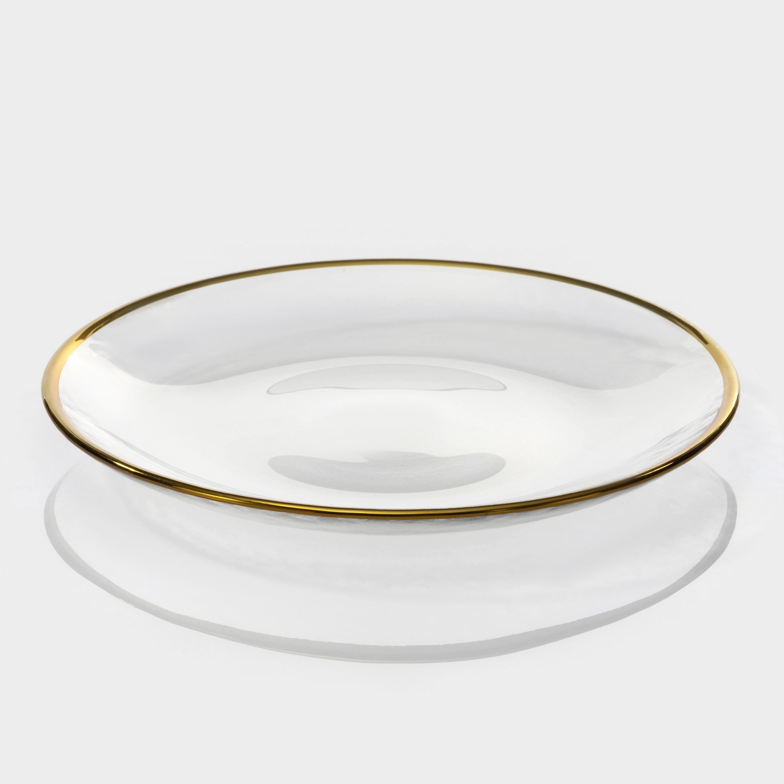 Тарелка стеклянная десертная «Руно», 20,5×2 см (5486724) - Купить по ...