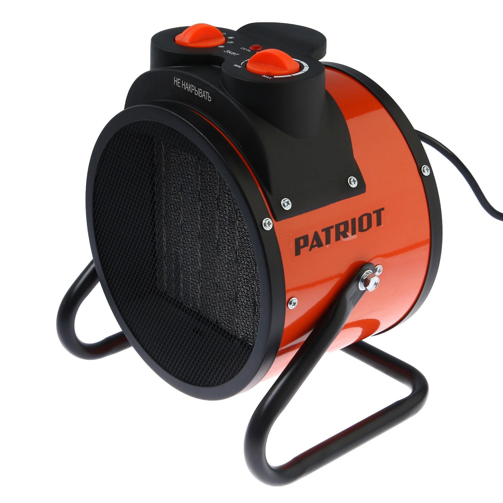 Тепловая пушка PATRIOT PTR 5S, электрическая, 230 В, 3000 Вт ...